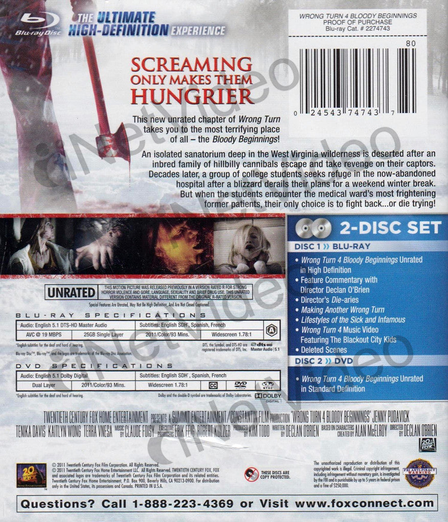 Wrong Turn 4 Dvd Cover