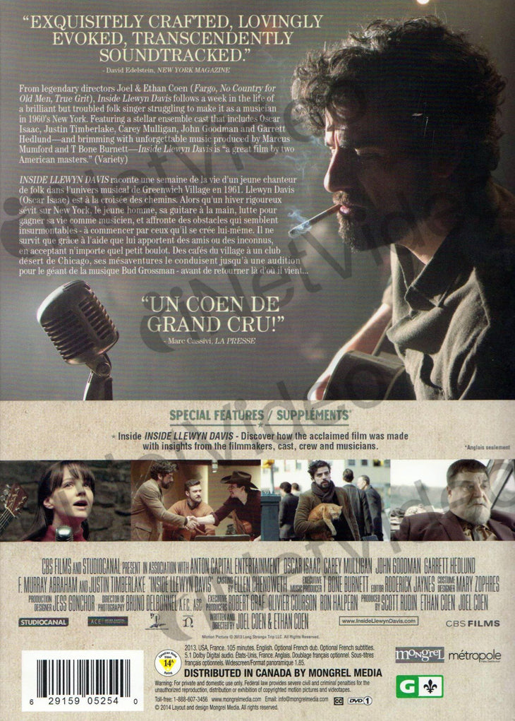 Inside Llewyn Davis Dvd Cover Inside Llewyn Davis' Is The Motivational