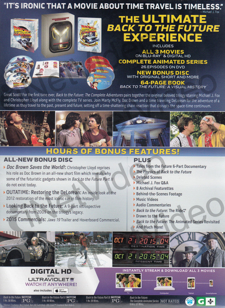 Back to the Future - The Complete Adventures - Limited Edition (Blu-ray ...