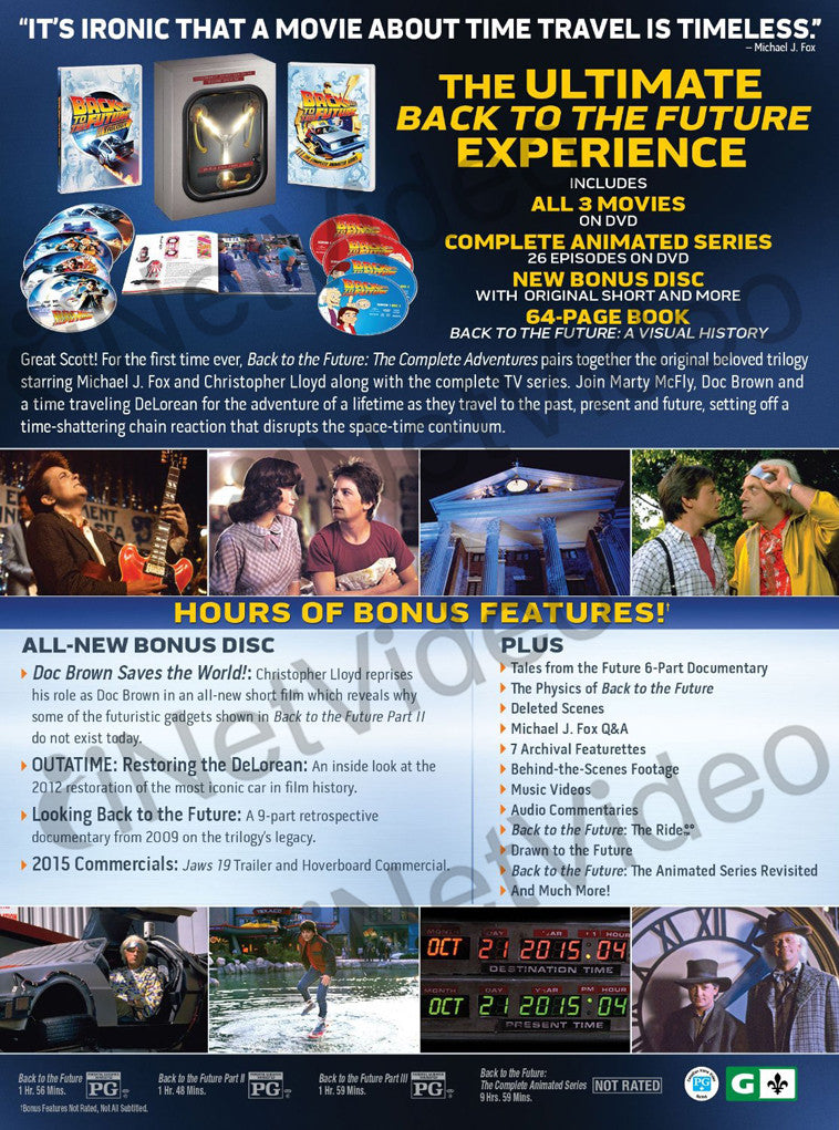 Back to the Future: The Complete Adventures - Limited Edition (Boxset ...