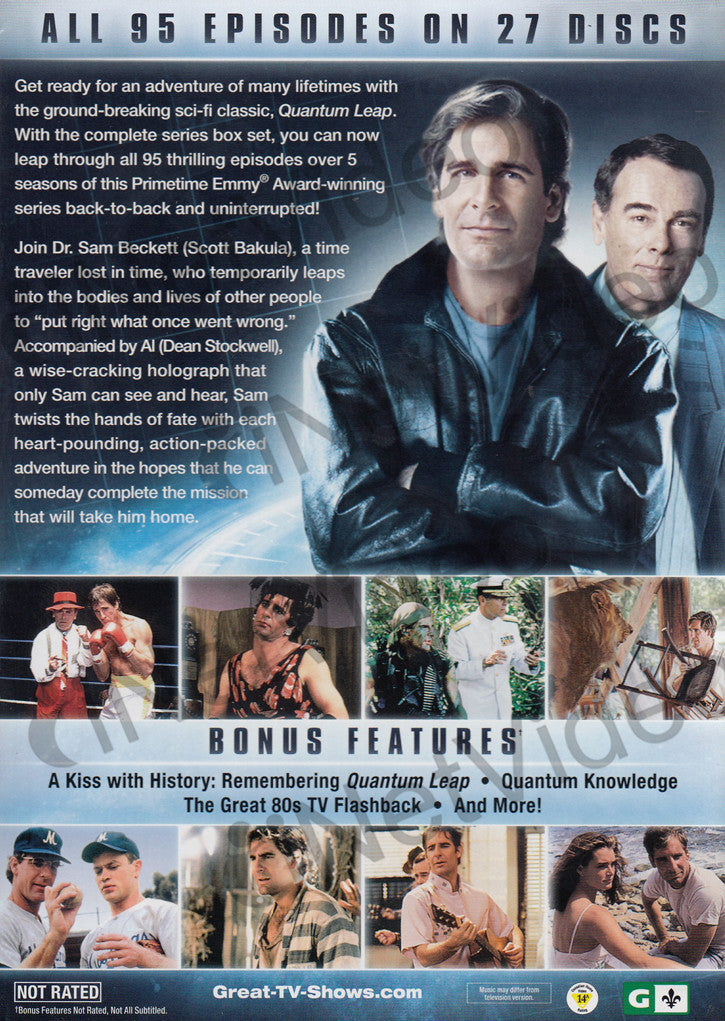 Quantum Leap: The Complete Series (Boxset) on DVD Movie