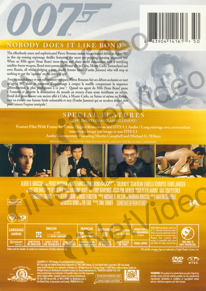 Goldeneye Dvd Cover