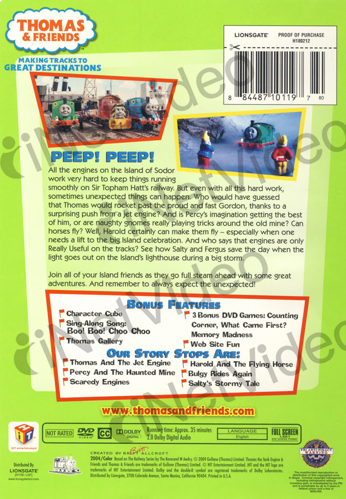 Thomas And Friends - Thomas and The Jet Engine And Other Adventures (LG ...