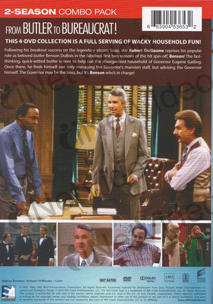 Benson (Seasons 1 and 2 Combo Pack) on DVD Movie