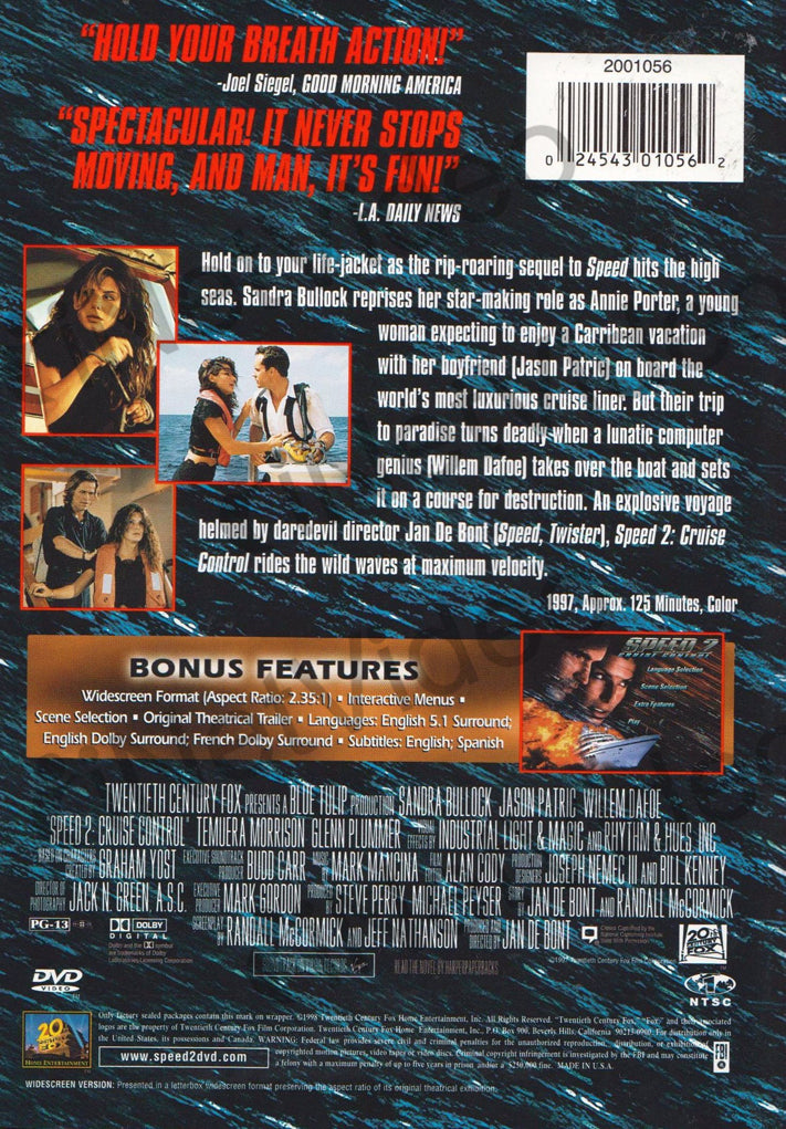Speed 2 Dvd Cover