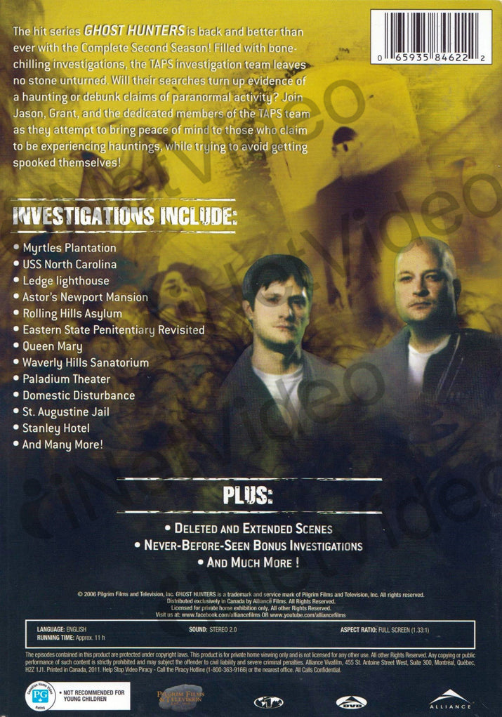 Ghost Hunters: The Complete Second Season (Collector s Edition) (Boxset ...