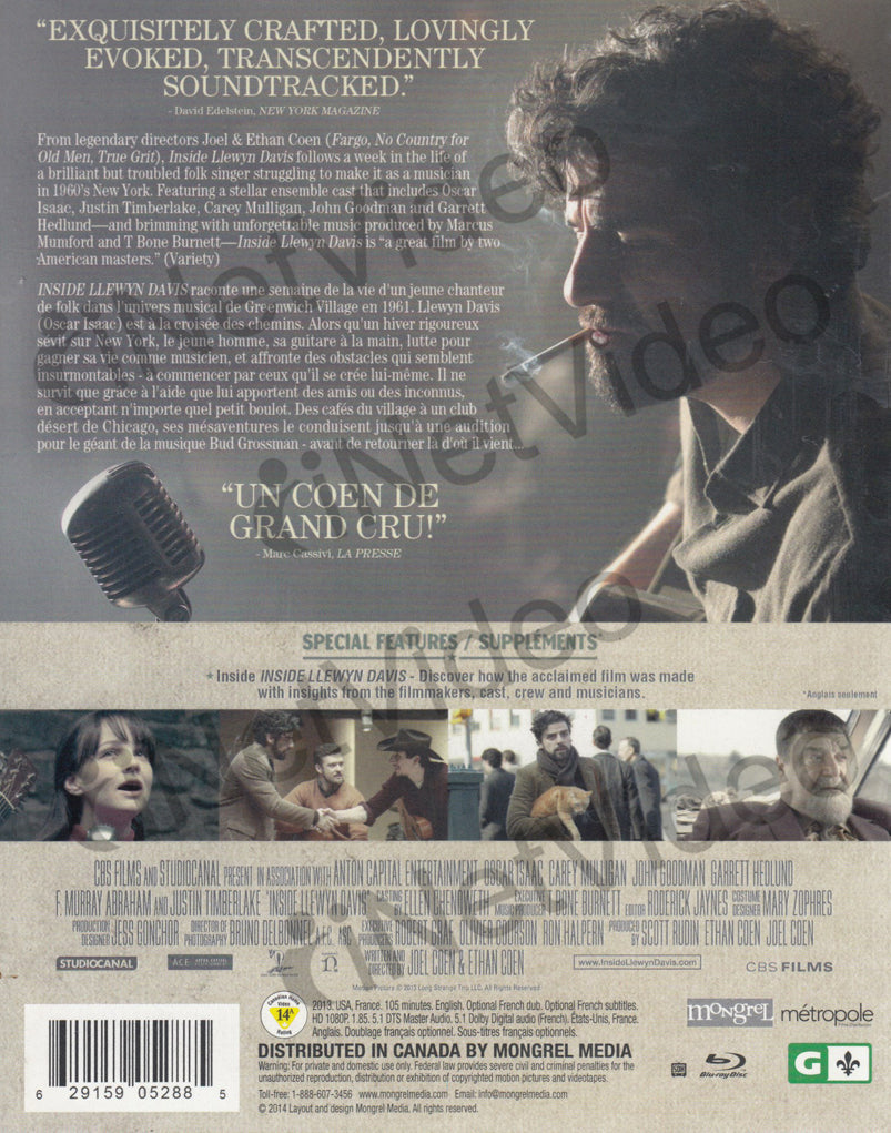 Inside Llewyn Davis (Blu-ray with Slipcover) (Blu-ray) on BLU-RAY Movie