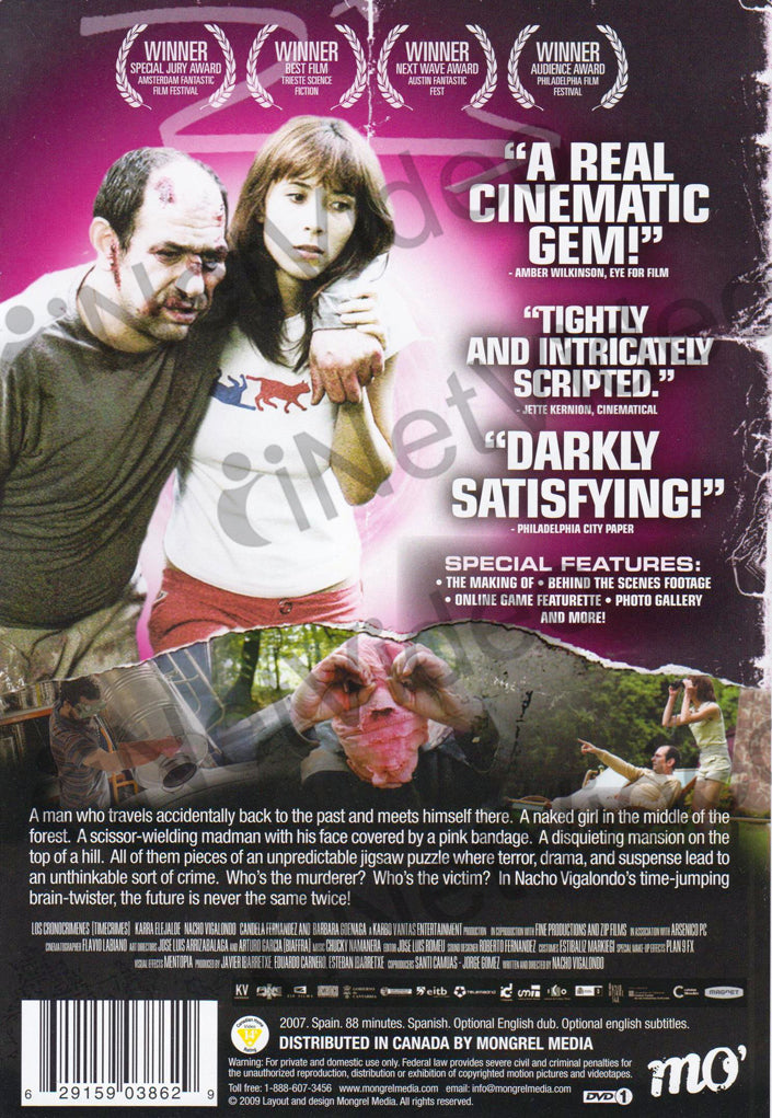 Timecrimes on DVD Movie