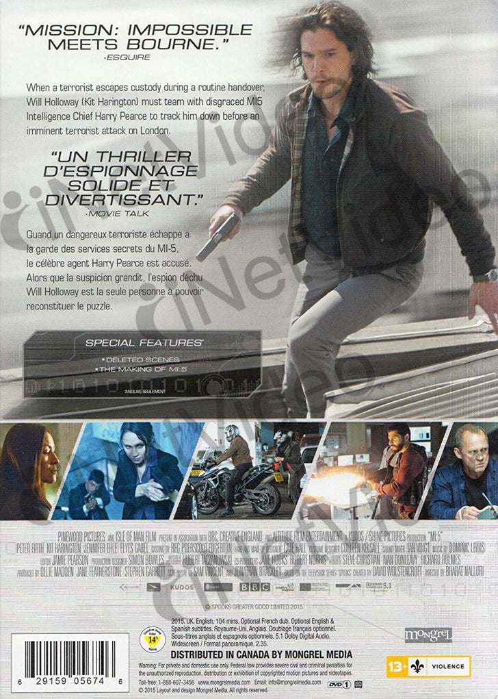 MI-5 (Bilingual) on DVD Movie