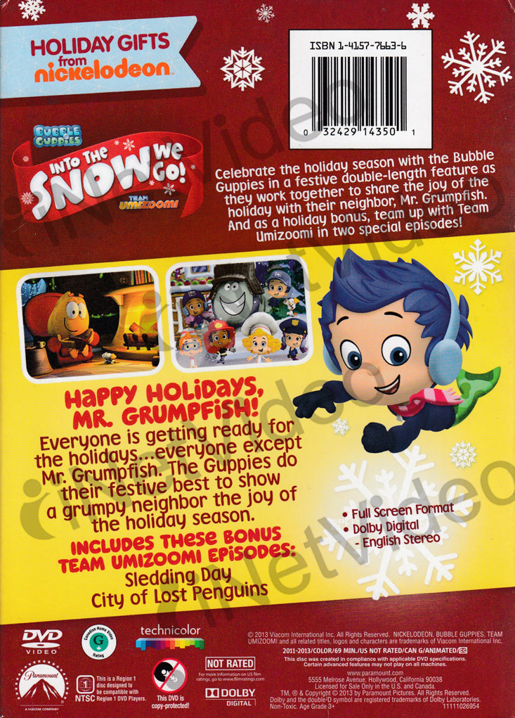 Nickelodeon Bubble Guppies / Team Umizoomi: Into the Snow We Go (Boxset ...