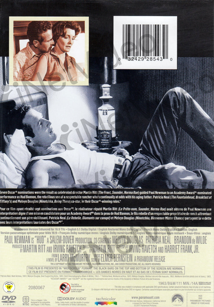 Hud (Bilingual) on DVD Movie