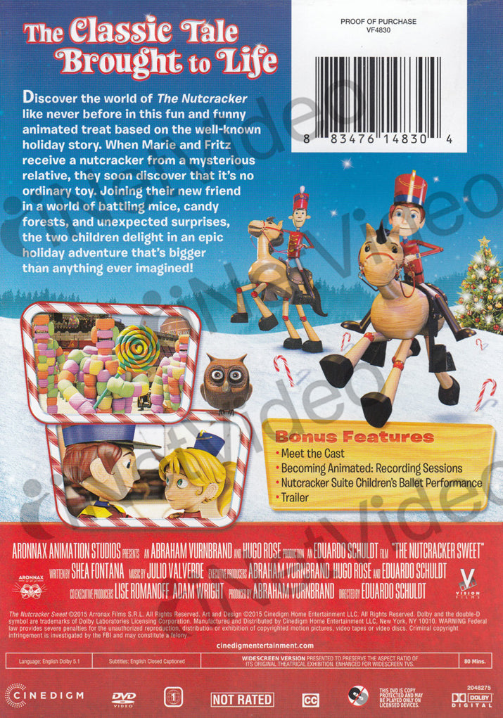 The Nutcracker Sweet (Cinedigm) on DVD Movie