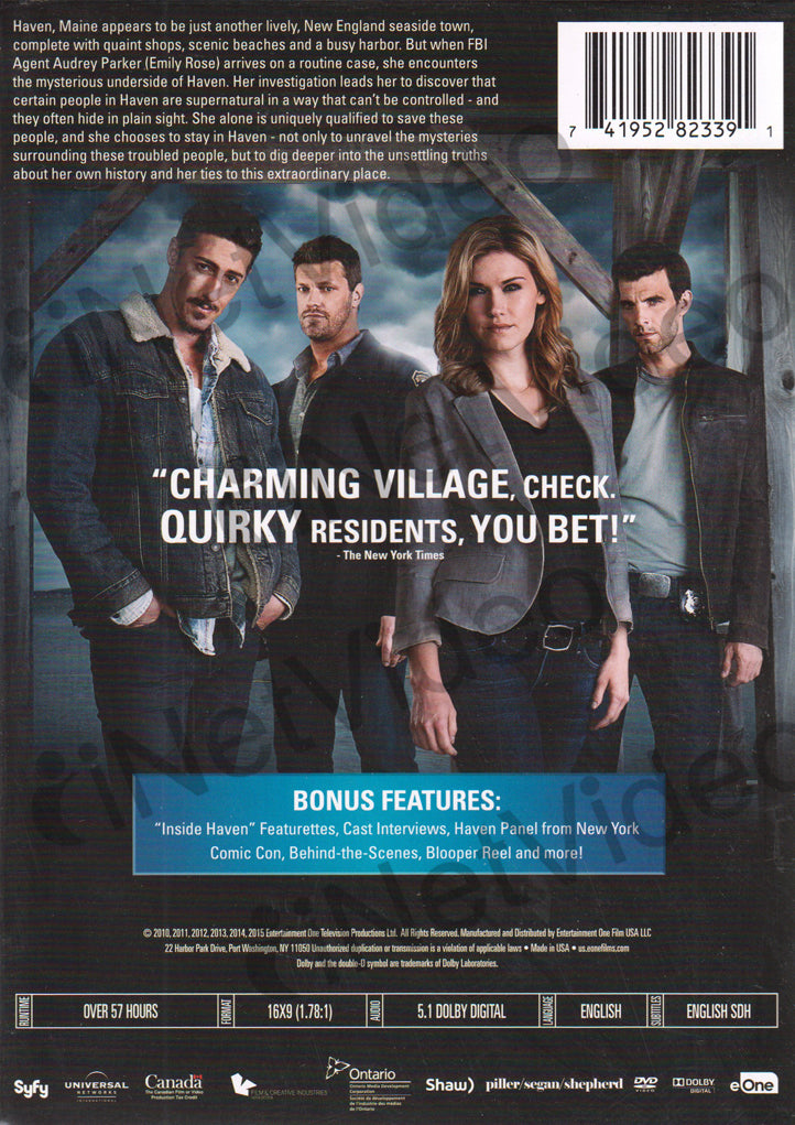 Haven - The Complete Series (Boxset) on DVD Movie