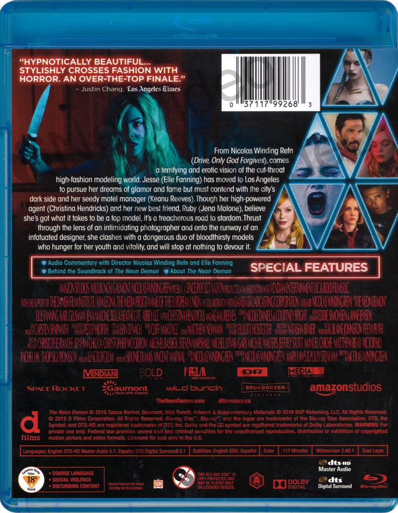 The Neon Demon (Blu-ray) on BLU-RAY Movie