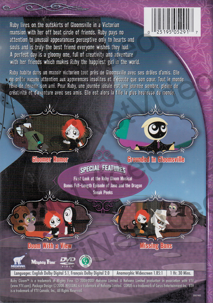 Ruby Gloom: Grounded in Gloomsville (Bilingual) on DVD Movie
