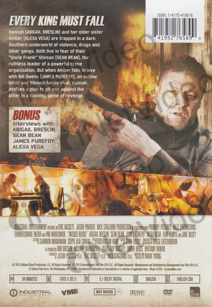 Wicked Blood on DVD Movie