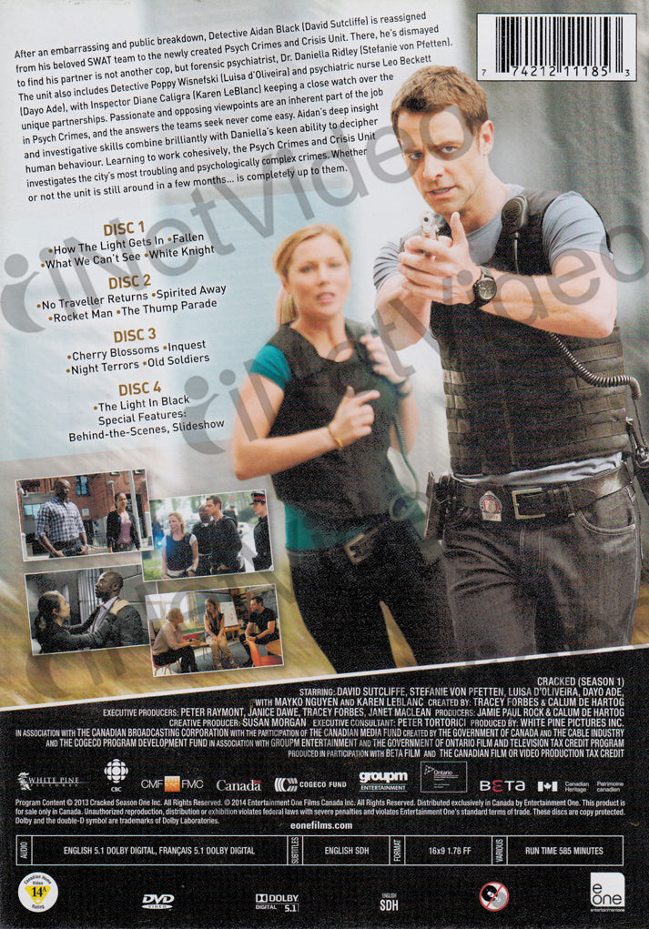 Cracked - Season 1 (Bilingual) on DVD Movie