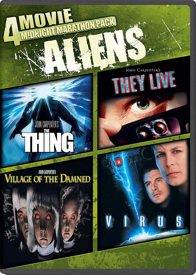 4 Movie Midnight Marathon Pack: Aliens (The Thing / They Live / Village ...