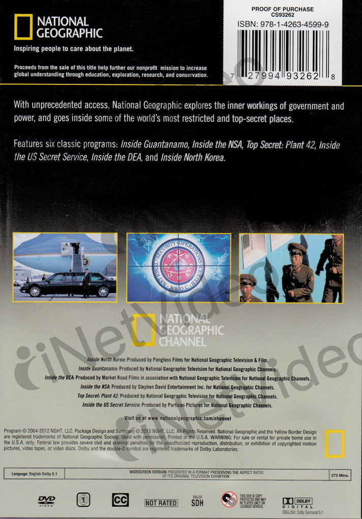 National Geographic - Secret Access on DVD Movie