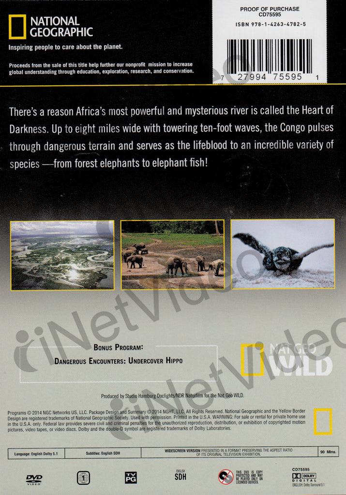 National Geographic - Wild Congo on DVD Movie