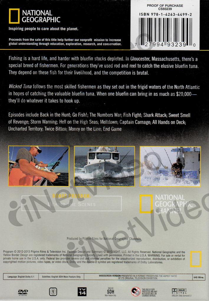 National Geographic - Wicked Tuna : Season 2 (Yellow Spine) on DVD Movie