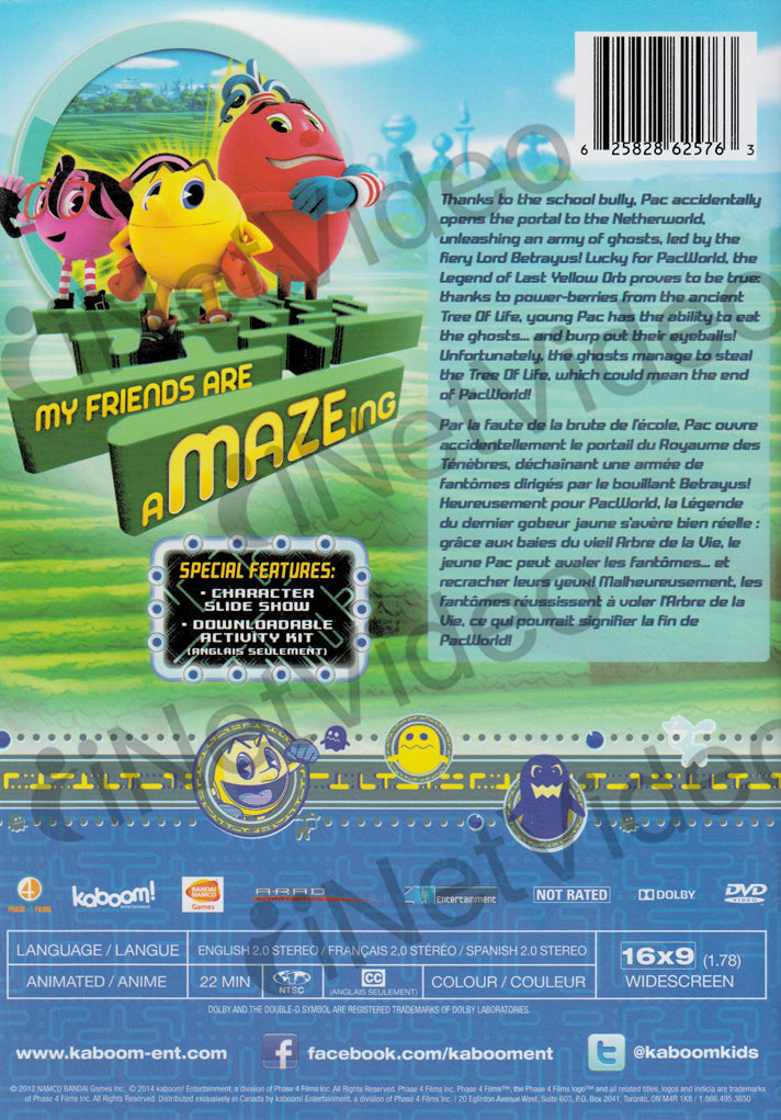 Pacman And The Ghostly Adventures Dvd