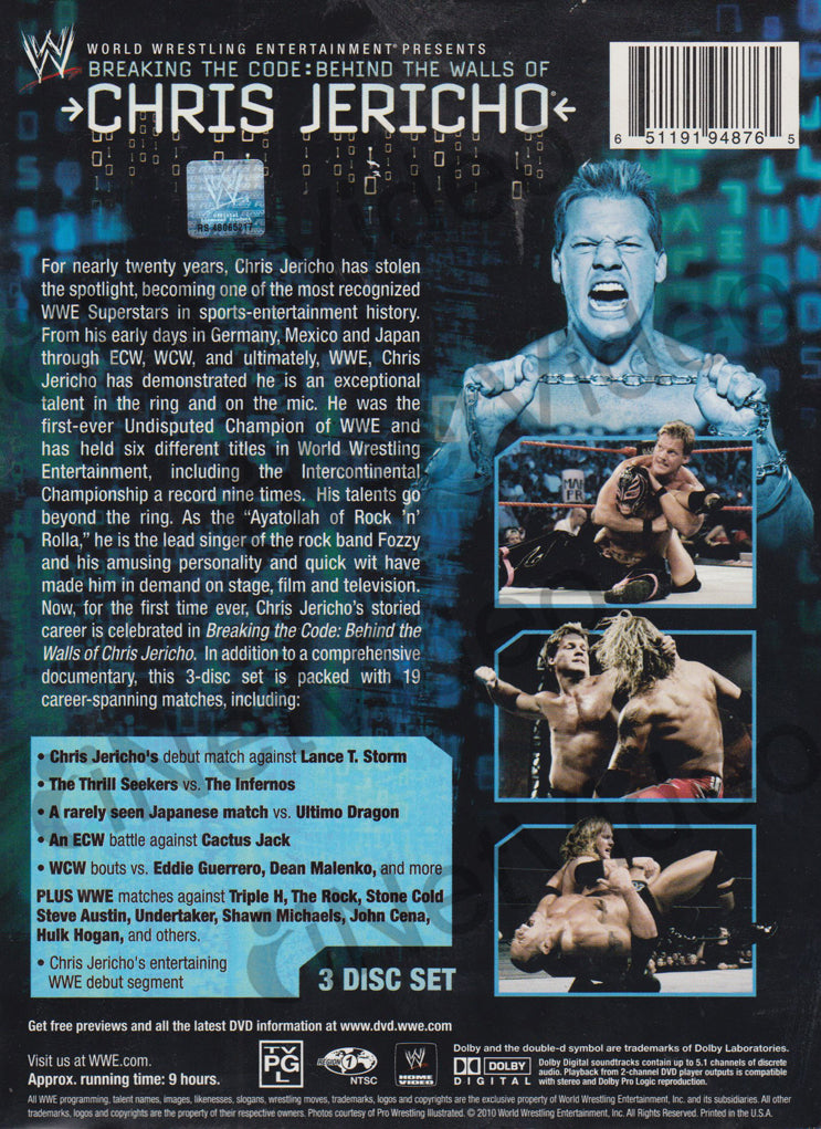 Chris Jericho Logo Break The Walls