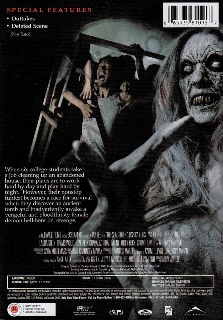 The Slaughter (Widescreen) on DVD Movie
