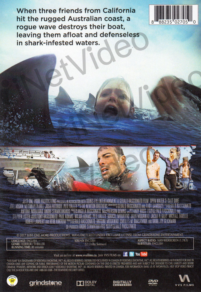 Open Water 3 : Cage Dive on DVD Movie