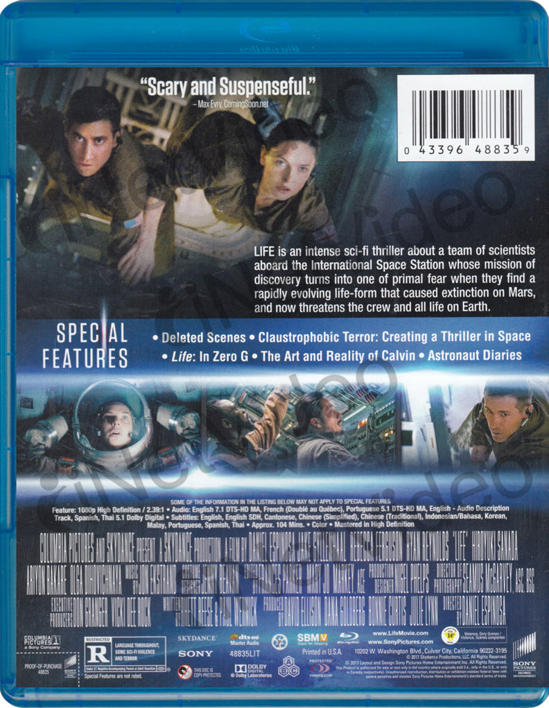 Life (2017) (Blu-ray + Digital) (Blu-ray) on BLU-RAY Movie