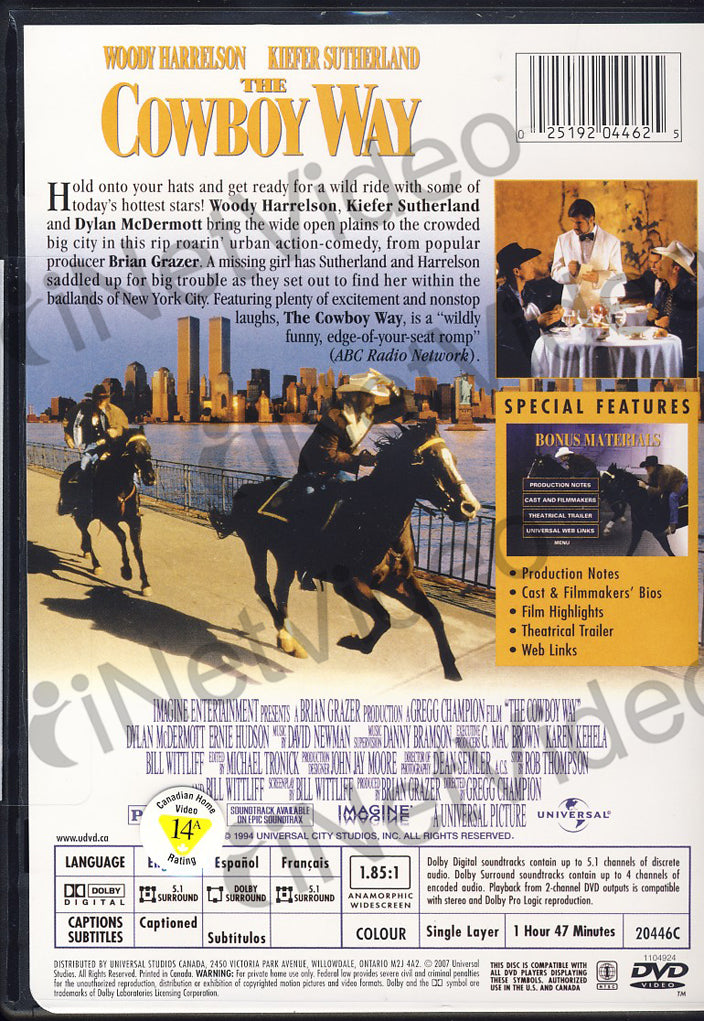 The Cowboy Way on DVD Movie