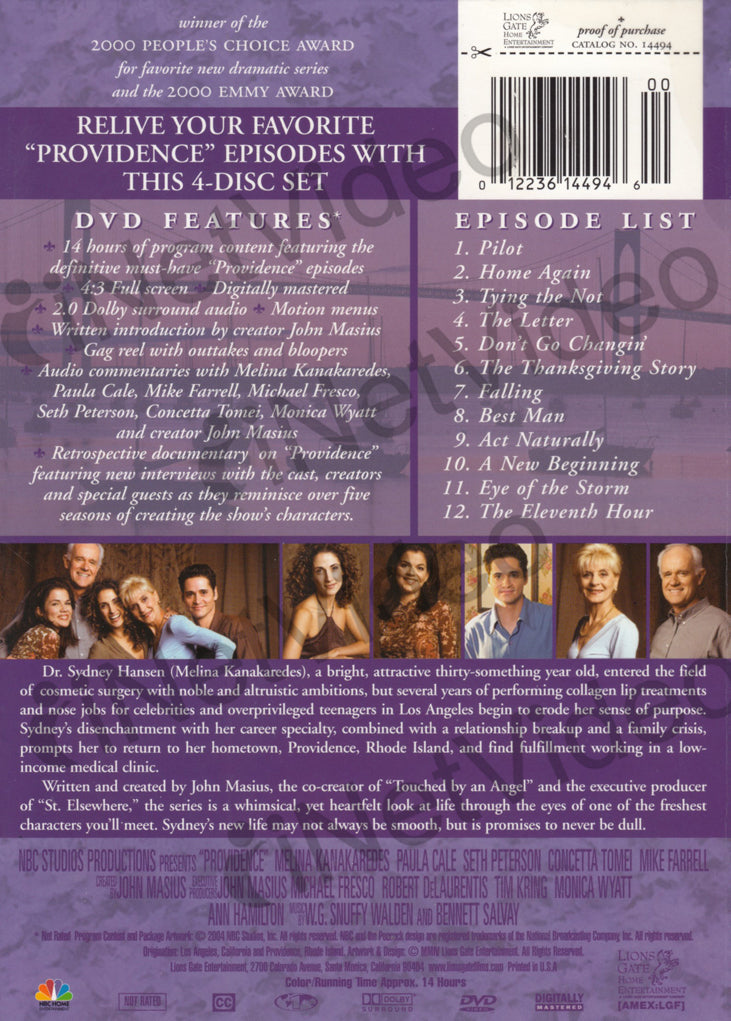 The Providence Collection (Boxset) on DVD Movie