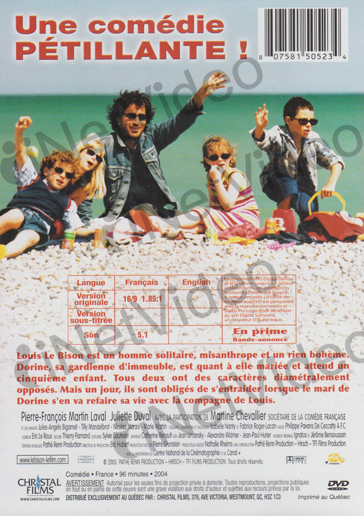 Le Bison (et sa voisine Dorine) on DVD Movie