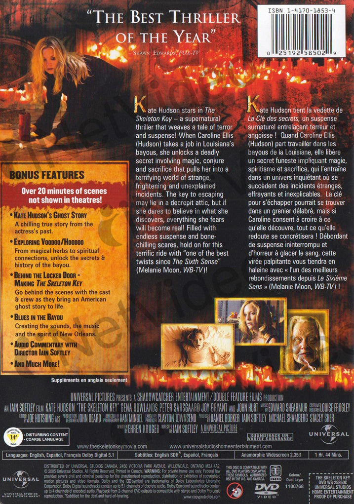 The Skeleton Key (Widescreen Edition) (Bilingual) on DVD Movie