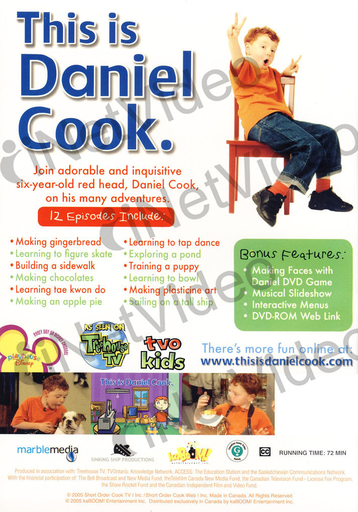 This Is Daniel Cook: Making Gingerbread on DVD Movie