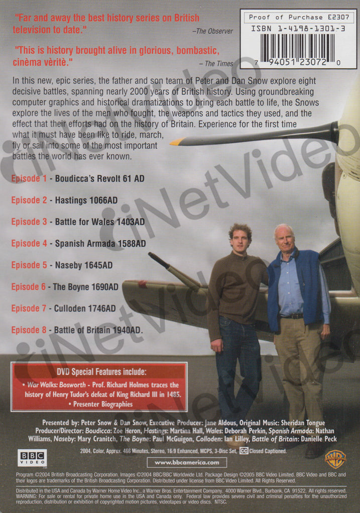 Battlefield Britain (Boxset) on DVD Movie