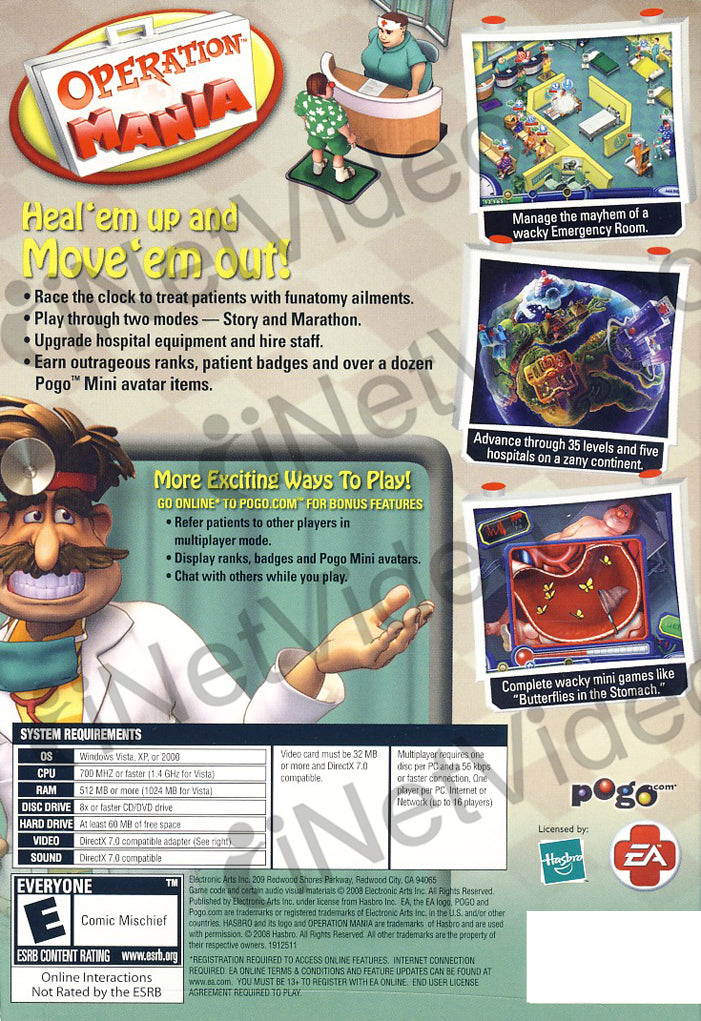 Operation Mania (PC) on PC Game