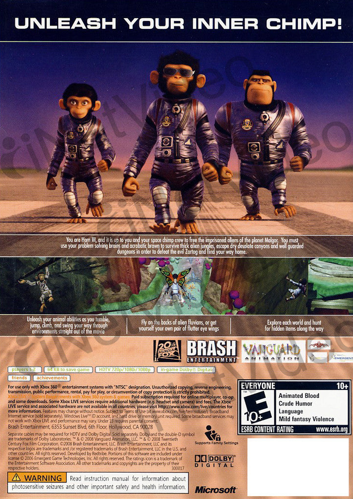 Space Chimps (XBOX360) on XBOX360 Game