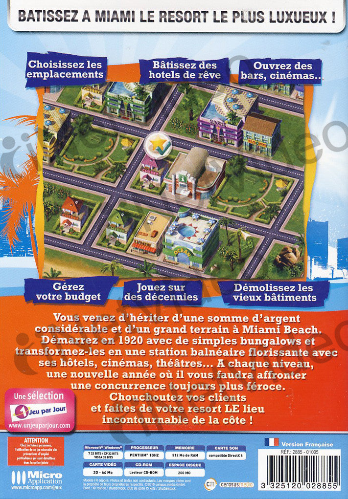 Build It - Miami Beach Resort (French Version Only) (PC) on PC Game