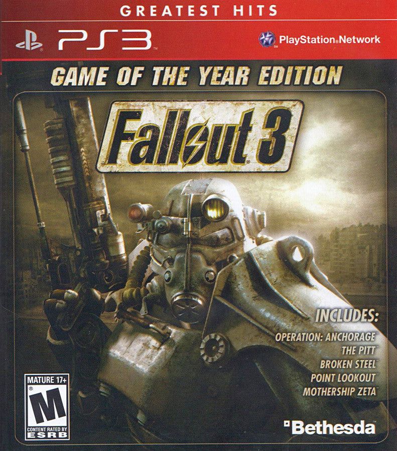 Fallout 3: Game of The Year Edition (PLAYSTATION3) on PLAYSTATION3 Game